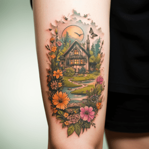 "Cottagecore Tattoo Ideas to Infuse Your Skin with Pastoral Charm ...