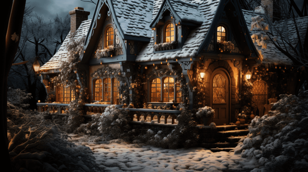 "The Dark Cottagecore home Trend for The Winter Wonderland" - aestheticaly