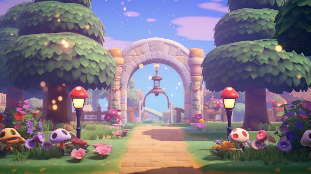 Dreamy Cottagecore Entrance Ideas for Animal Crossing: New Horizons ...